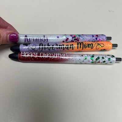 Set of 7 Days of the Week Glitter Epoxy Gel Pens Sassy Epoxy - Etsy