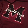 Double Applique Varsity (style 2) Machine Embroidery Font Monogram ...