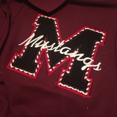 Double Applique Varsity style 2 Machine Embroidery Font Monogram ...