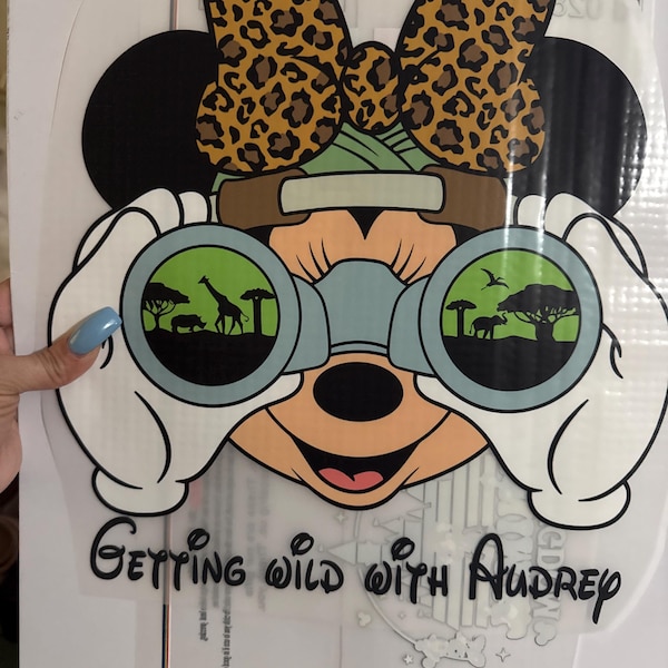Disney Animal Kingdom Dtf Print, 2025 Safari Mickey Friends Dtf ...