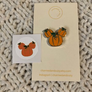 Autumn Pumpkins Pin Disney Hidden Mickey Fall Enamel Pins - Etsy