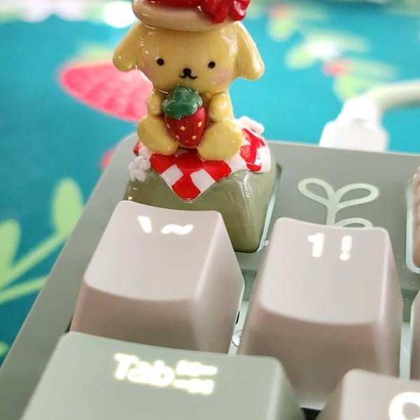 Fox Artisan Keycap | Fox Keycap | Cute Keycaps | Handmade | Animal ...