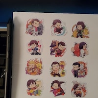 Fu Hua Honkai Impact 3rd Chibi Waterproof Sticker Premium Gaming Vinyl ...