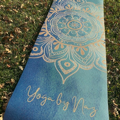 Moon Phases Yoga Mat Nature Inspired Meditation Mat Moon - Etsy