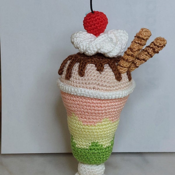 Ice Cream Dessert Crochet Pattern - Etsy