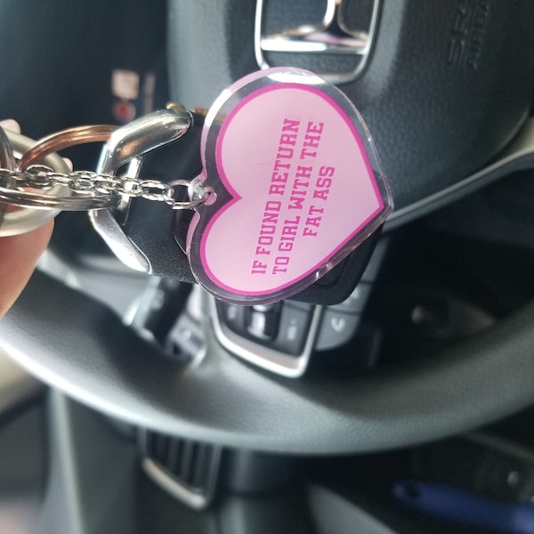 Return to Fat Ass Keychain, Acrylic Keychain, Baddie Keychain, Car ...