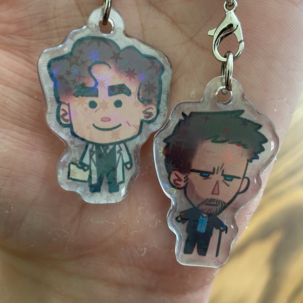 1.5 Inch House MD Glitter Acrylic Charm Keychains - Etsy