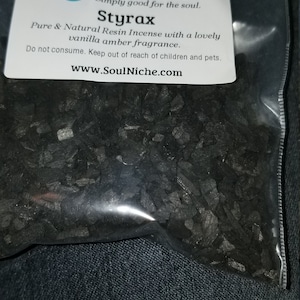 Styrax Resin Incense bark Styrax Benzoin Black Styrax Storax Benzoin ...