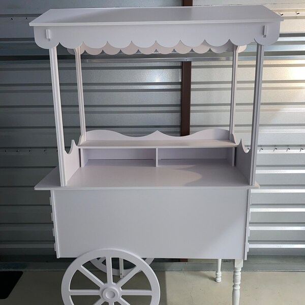 Sweet Cart on Decorative Wheels, Candy Cart | Adult Sweet Cart | Cake ...