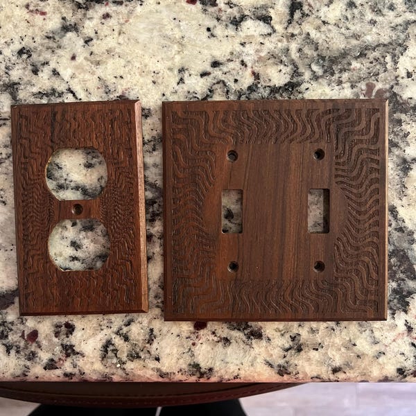 Wood Switch Plate Cover, Light Switch Cover, Wood Light Switch Cover ...