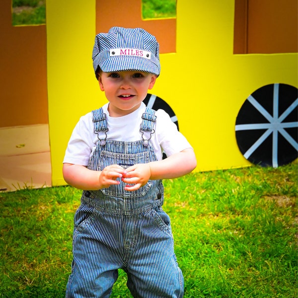 Toddler Train Conductor Costume, Train Engineer Boy Costume, Toddler ...