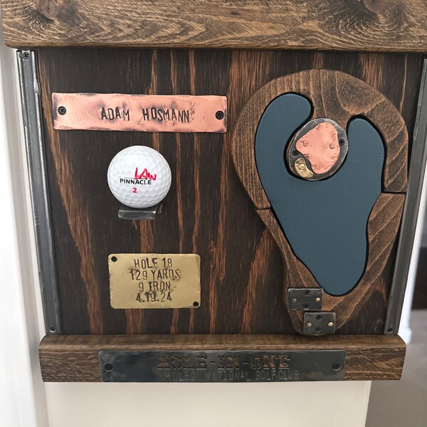 Personalized Hole-in-one Sign, Golf Display Plaque, Custom Made, Golf ...