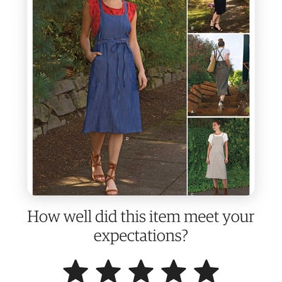 Uncut Simplicity Pattern 8641 Misses' Jumper Dress Size 6-14 16-24 FF ...