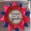 Gender Keeper Pin, Keeper of the Gender Pin, Pink and Blue Gender ...