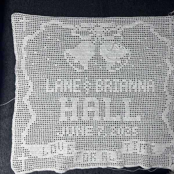 Wedding Filet Crochet or Cross Stitch Pattern - Etsy