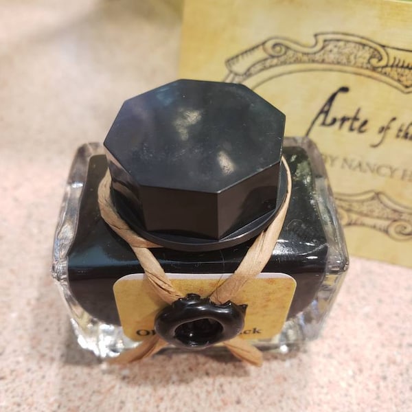 Deep Black Calligraphy Ink for Quills and Dip Pens, Sumi Ink - Etsy