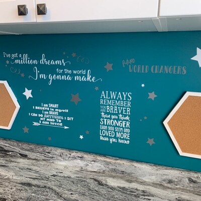 The Greatest Showman Vinyl Wall Decals, I've Got a Million Dreams for ...