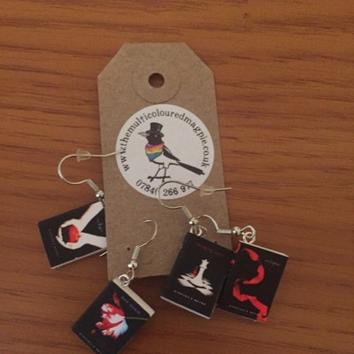 Miniature Book Earrings in Twilight Saga Style From the Earring Library ...
