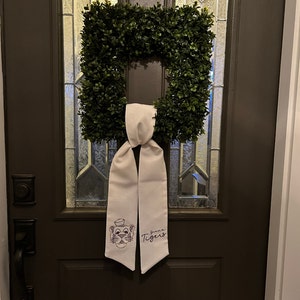 Winter WREATH SASH - Etsy