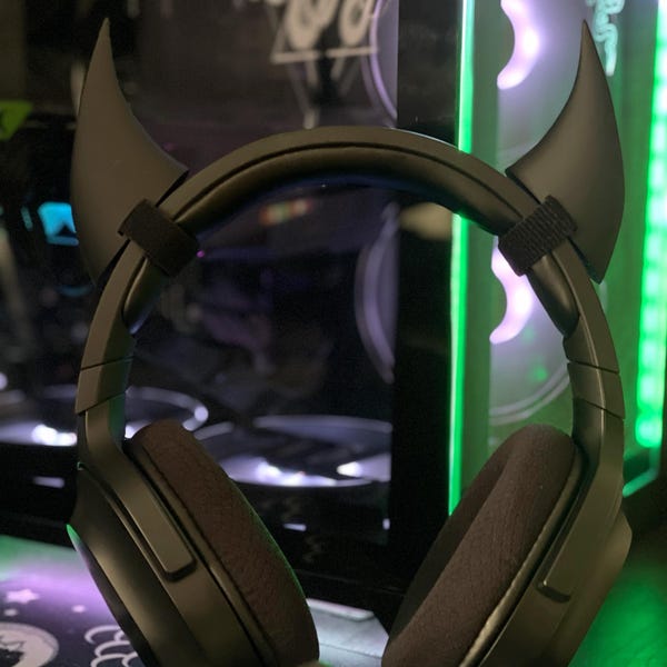 Mecha V2 Cat Ears Headset Attachment Cyberpunk Headphone Gaming ...