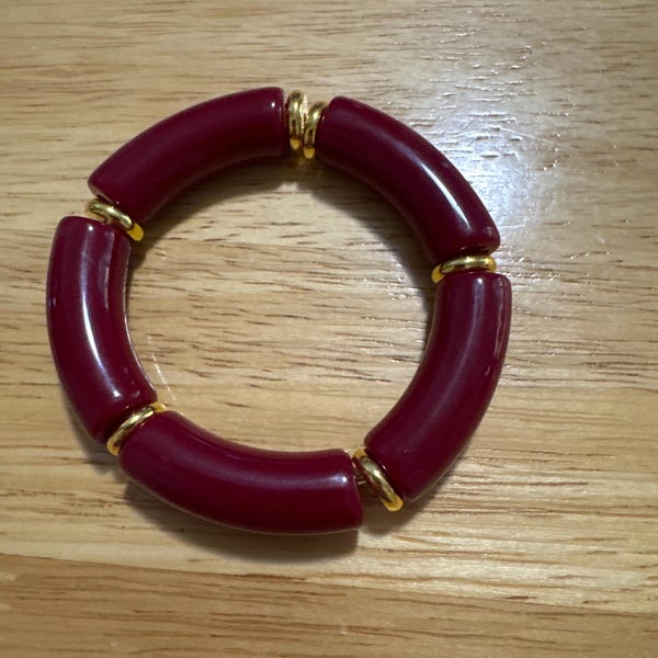 Summer Acrylic Stackable Bracelets | Pool Swim Vacation Jewelry | Tube ...