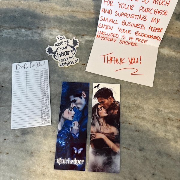 Quicksilver Bookmarks: Kingfisher, Saeris, Bookworm, Bookish, Book ...