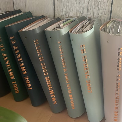 A4 Recycled Leather Portfolio - Etsy