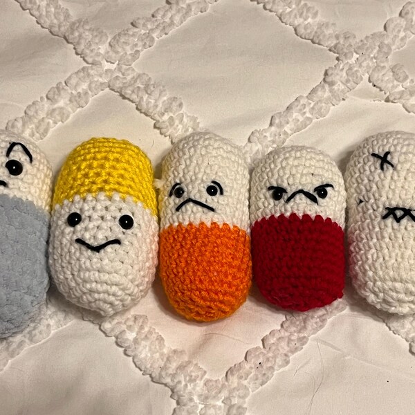 Chill Pill Crochet Pattern, Crochet Pattern, Chill Pill, Crochet Chill ...
