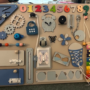 Personalized Wooden Toysactivity Desktoddler Busy Board With - Etsy