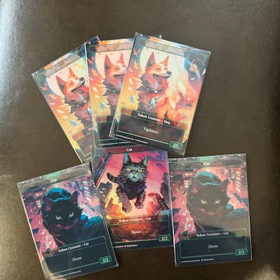 FOIL Squirrel Proxy Tokens ukiyo-e Style, Handcrafted for Edh Commander ...