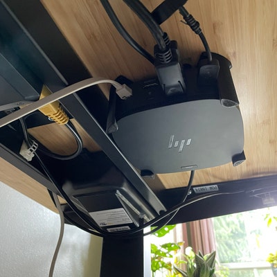 HP USB G Series Docking Station Under Desk Mount With Mounting Screws ...