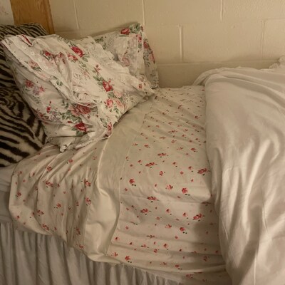 Vintage Chaps by Ralph Lauren Welbourne Floral Sateen Pillowsham ...