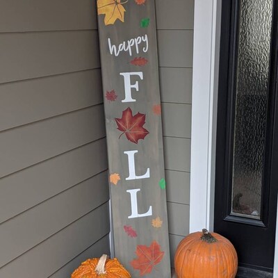 Reversible Fall Porch Leaner Porch Leaner Front Porch Leaner Christmas ...