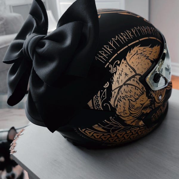 Two-tone Fox Ear Helmet Accessories Motorcycle Ski Bike Helmet ...
