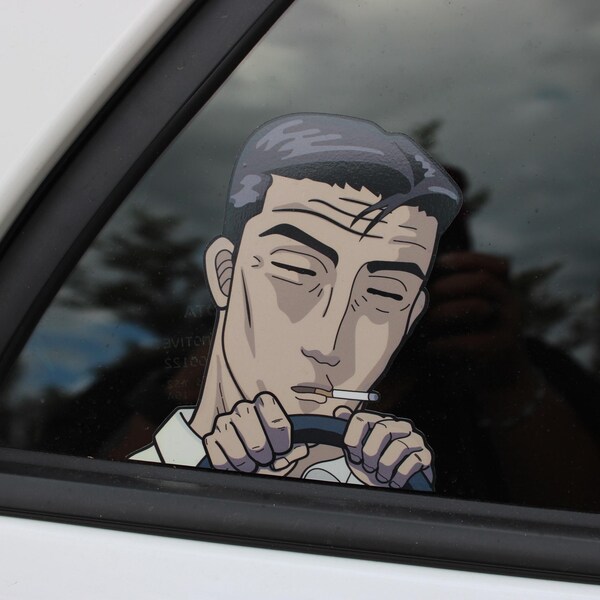 Initial D – Itsuki Takeuchi Peeker Sticker - Etsy