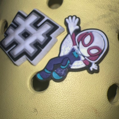 Spider-man Croc Charm - Etsy