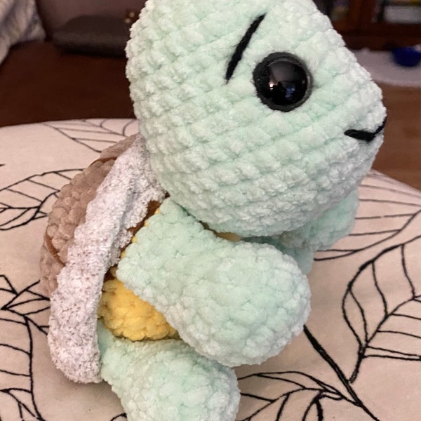 DIGITAL FILE ONLY - Low Sew - Tippy Turtle Crochet Pattern, Cute Turtle ...