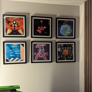 Custom Album Cover Print Set of Six, Choose Your Own Music Album Wall ...