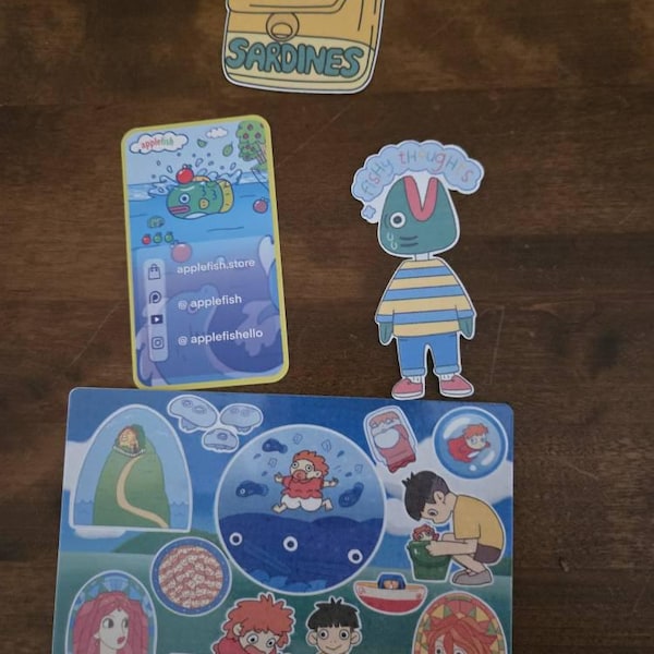 Ponyo Sticker Sheet - Etsy