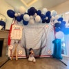 Giant 40 Inch Blue Mylar Balloons Choose Your Number Metallic Blue ...