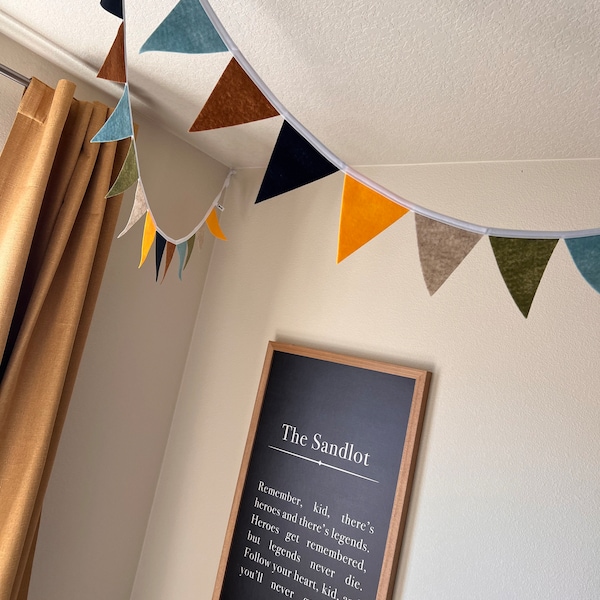 Custom Color Bunting, 5 Inch Flags, Banner, Garland, Flags, Multi Color ...