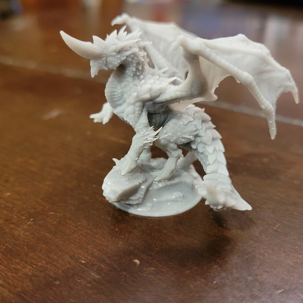 Chromatic Blue Dragon Miniature - Rescale Miniatures - Dnd Miniatures ...