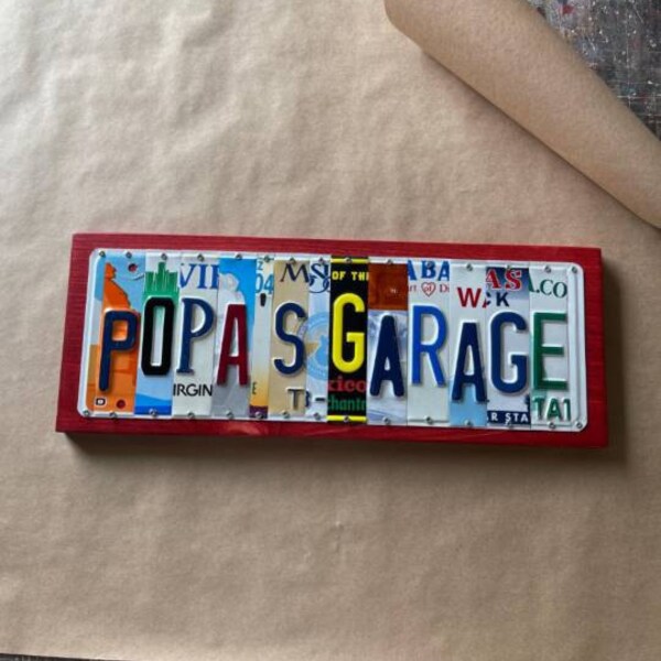 Personalized Any Year Anniversary License Plate Sign Choose Your States ...