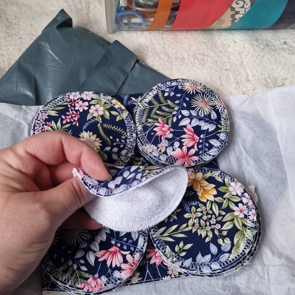 Reusable Face Pads, Organic Bamboo Pads, Cotton Rounds, Makeup Remover ...