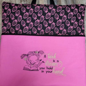 Girl Reading a Book Machine Embroidery Design. Multiple Sizes, Perfect ...