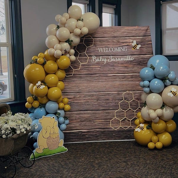 Diaper Pong Decal for Balloon Arch Board, DIY Baby Shower Decorations ...