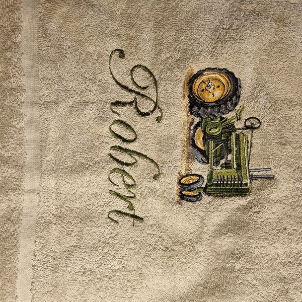 FARM TRACTOR - Single Machine Embroidery Design for 5x7" Hoop in 7 ...