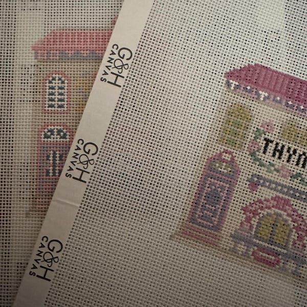 Texas Postage Stamp Needlepoint Canvas - Etsy