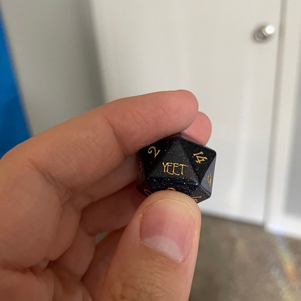 CLEARANCE Sale-1 Piece Blue Sandstone F*CK YEET D20 Die-critical ...