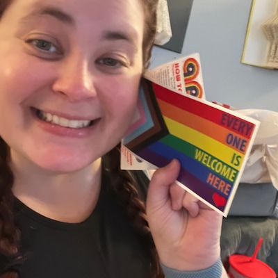 Safe Zone Straight Ally Pink Triangle Green Circle GSA Gay - Etsy